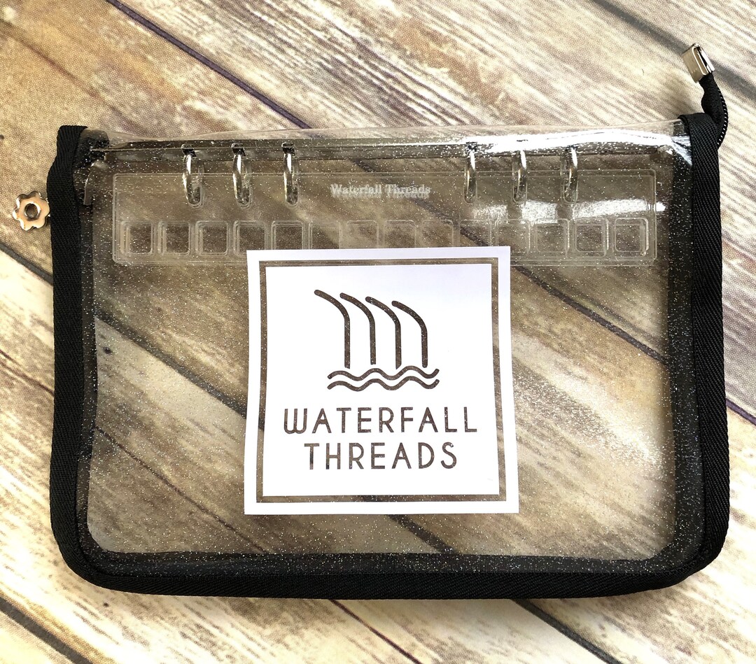 NEW!!!*** MINI Thread & Floss Organizer, A5 Zippered Binder Thread ...