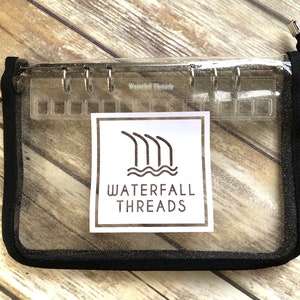 NEW!!!*** MINI Thread & Floss Organizer, A5 Zippered Binder Thread ...