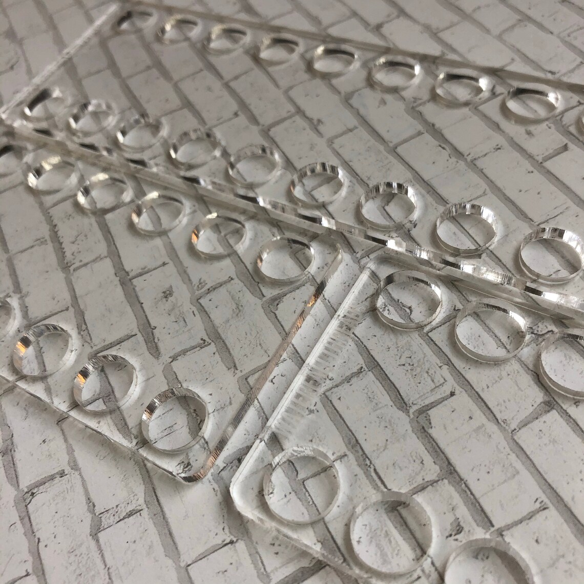 CLEAR Acrylic Thread Organizer, 10, 12, and 24 Hole Thread Organizer ...