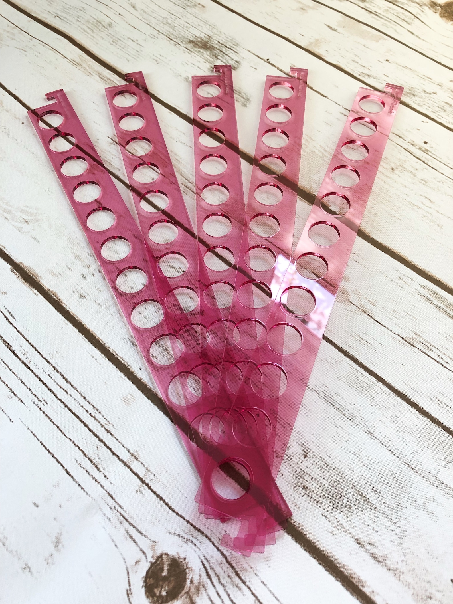 12 LARGE HOLE Hanging File Thread Organizer for DMC Embroidery and ...