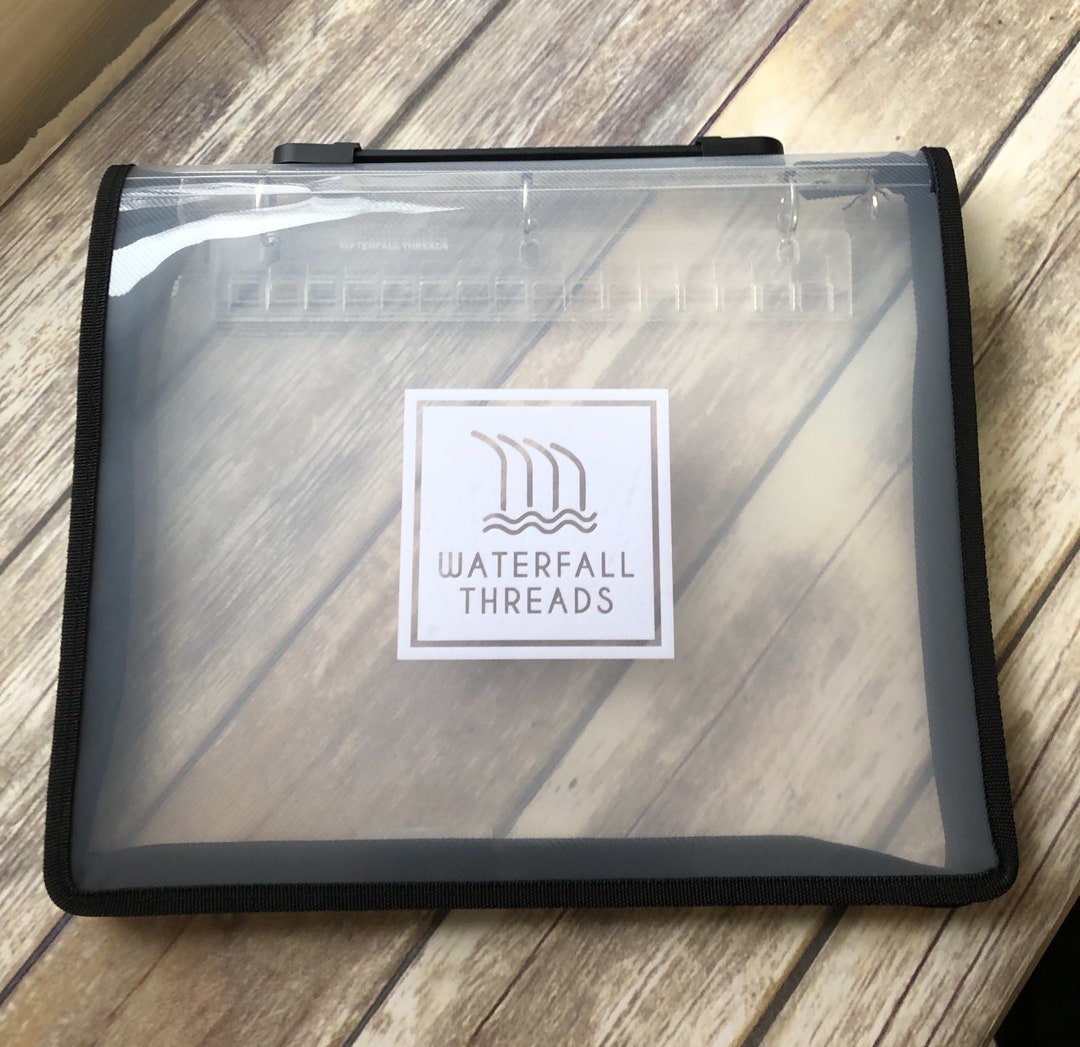 NEW!!!*** MEDIUM Letter Size Thread & Floss Organizer, A4 Zippered ...