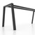 Table Legs, With Double Connecting Bar, Trapeizodal Shape TRIN2B8040 - Etsy