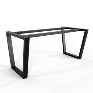 Table Legs, With Double Connecting Bar, Trapeizodal Shape TRIN2B8040 - Etsy