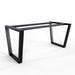 Table Legs, With Double Connecting Bar, Trapeizodal Shape TRIN2B8040 - Etsy