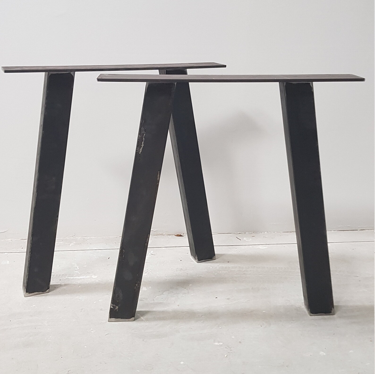 2x Gambe in ferro table legs metal steel legs pieds de table - Etsy Italia