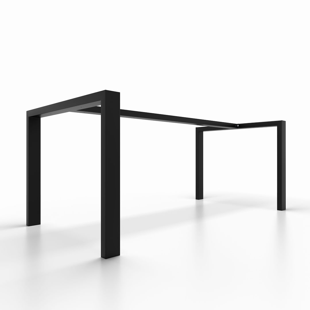 Metal Table Legs With Connecting Bar, Sturdy Table Feet, Ideal for ...