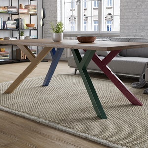 4x Y Table Legs, Industrial Table Legs, Legs Industrial Table ...