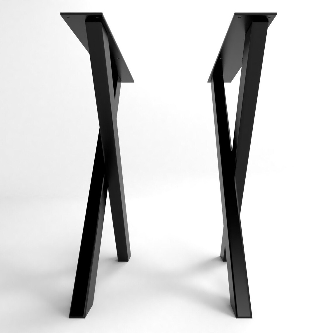 2x Metal Table Cross Legs in Shape in CROSS Industrial Design - Etsy