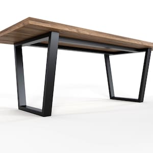Table Legs, With Double Connecting Bar, Trapeizodal Shape TRIN2B8040 - Etsy