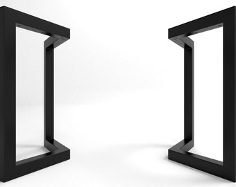 2x Pieds de table basse industrielle pieds per banc en fer | Etsy France