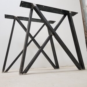 2x Iron Legs Table Legs Metal Steel Legs Pieds De Table - Etsy