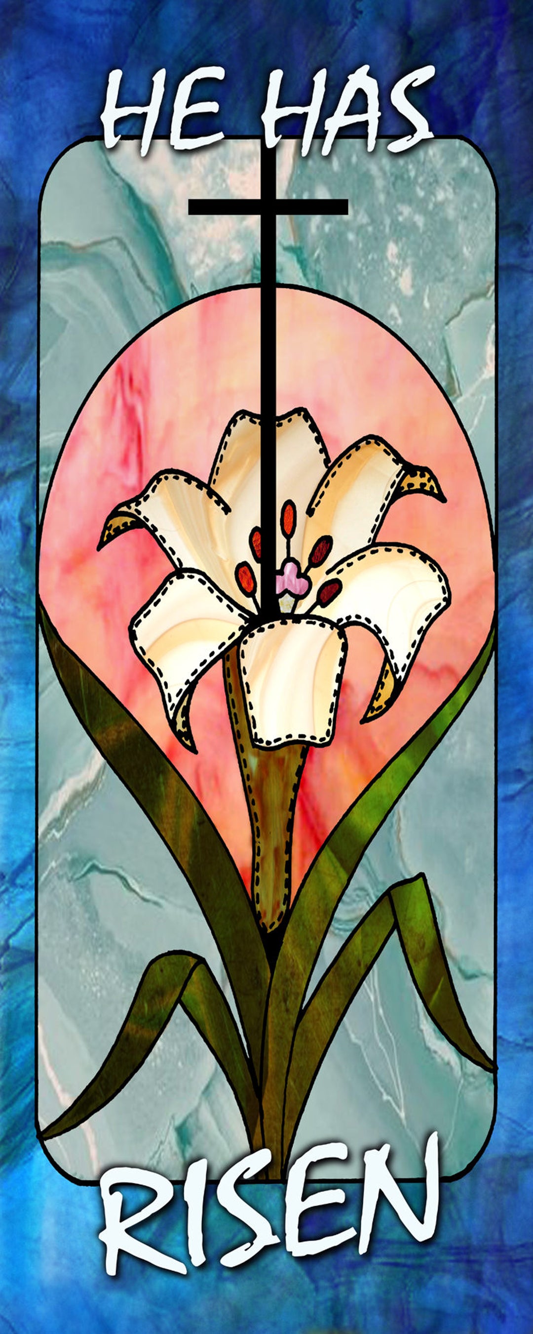 He Has Risen / Church or Personal Banners for Your Home or Office ...