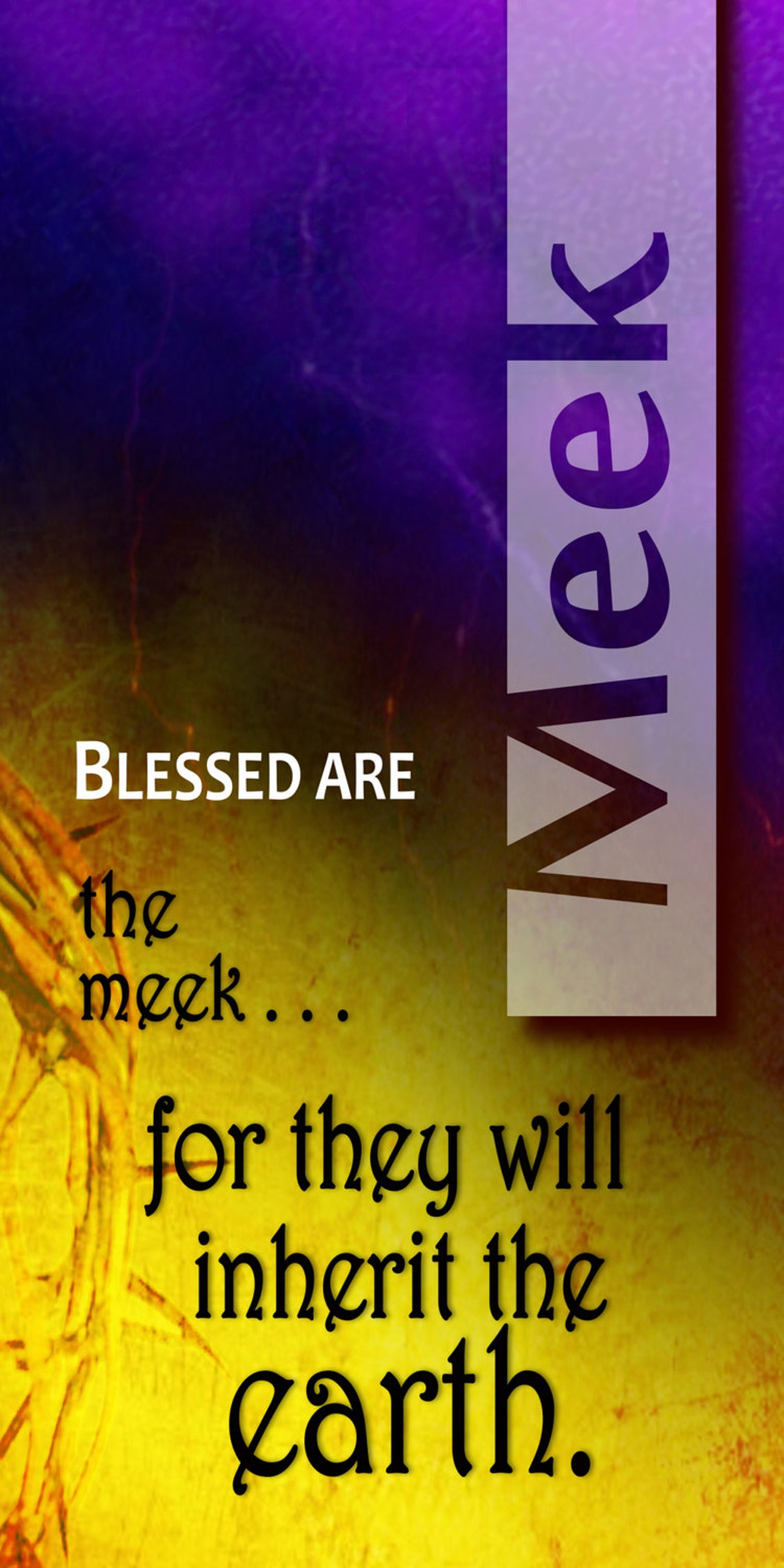 Beatitudes - Banner Set of 4 (G916) - Etsy