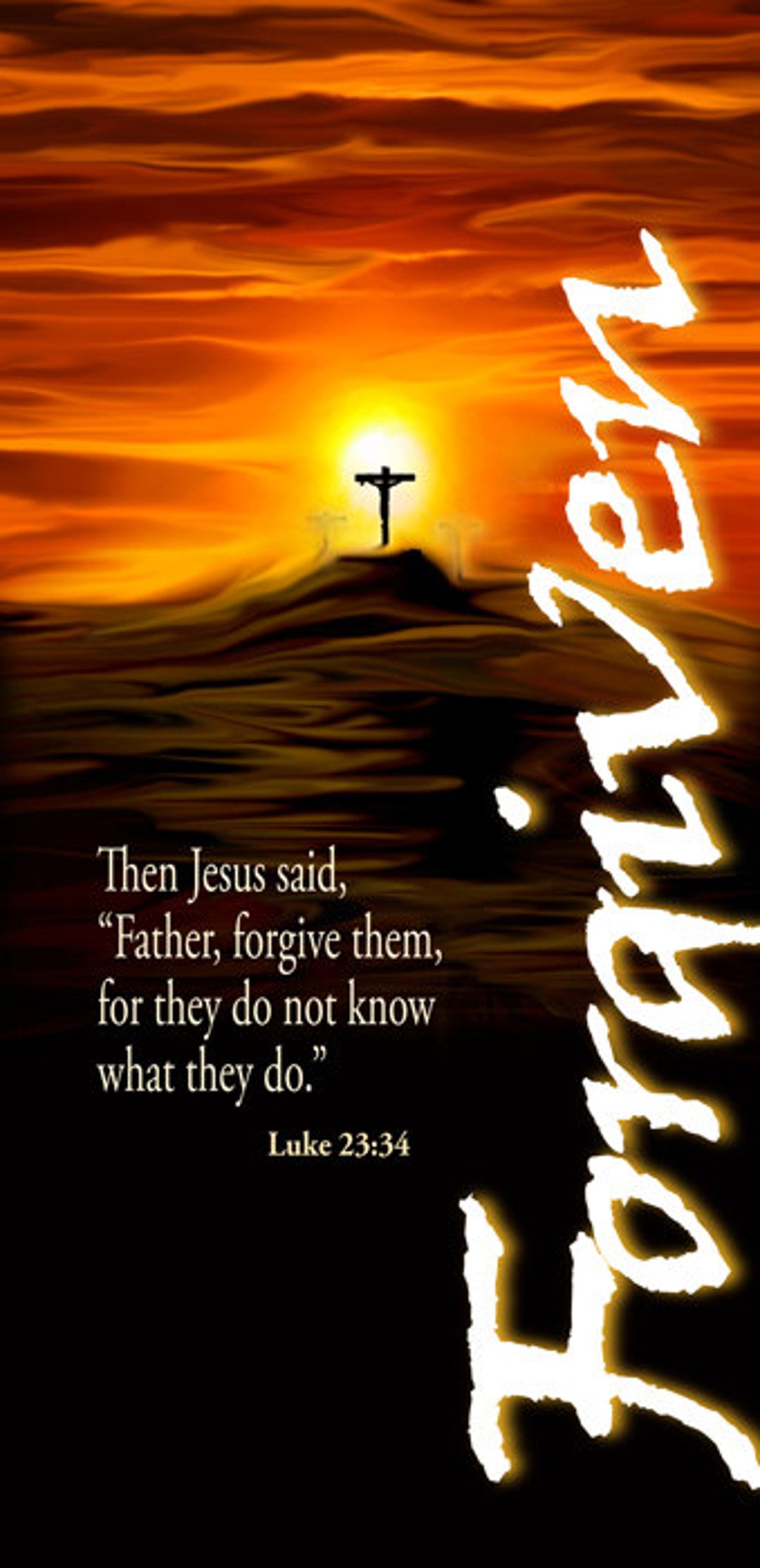 Forgiven / Church or Personal Banners for Your Home or Office (G1507-1 ...