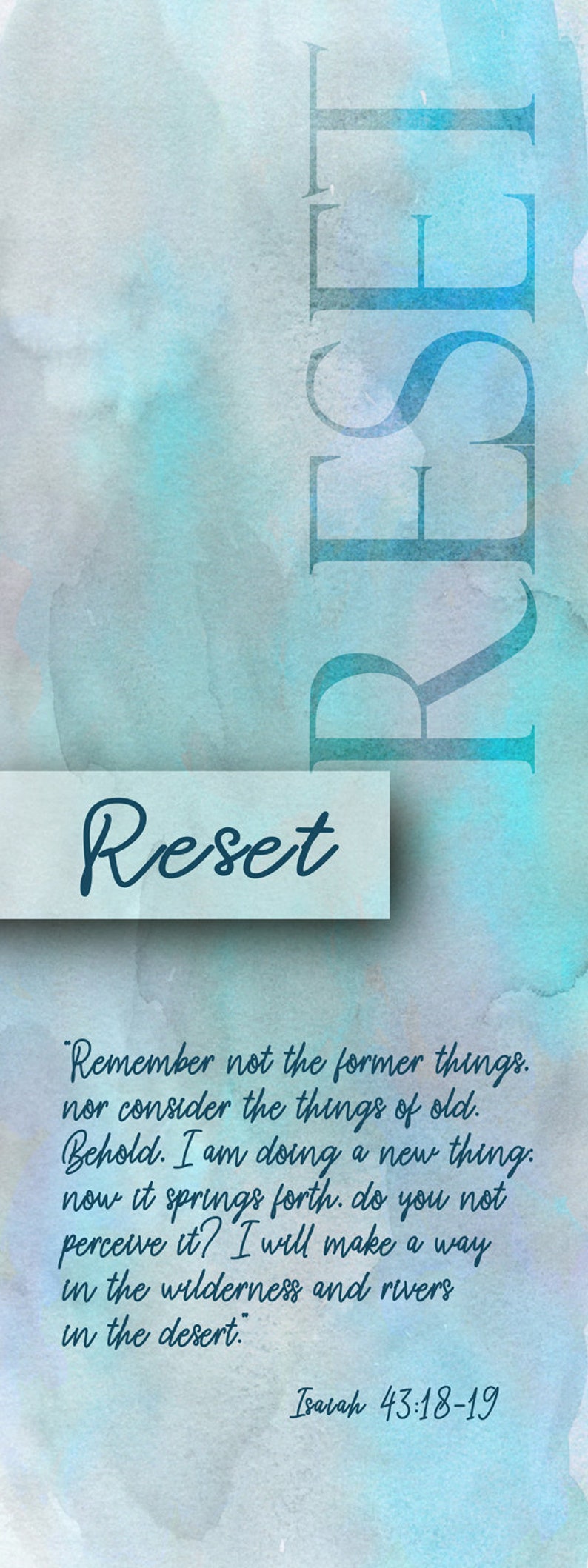 Reset / Refocus / Relax / Reveal / Renew - Set of 5 Banners (G920) - Etsy