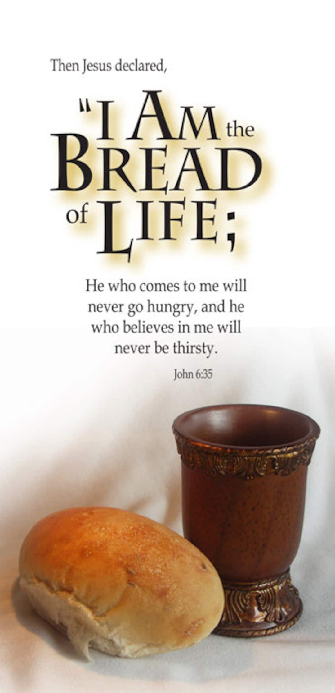 Bread of Life / Church or Personal Banners for Your Home or Office ...