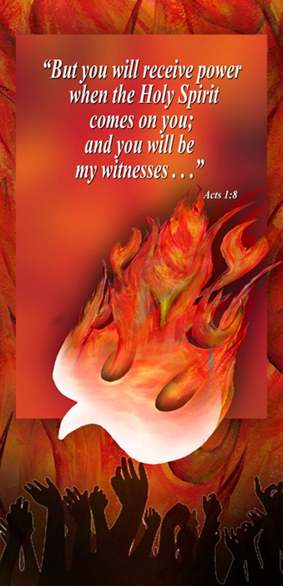 You Will Recieve Power by the Holy Spirit / Church or Personal Banners ...