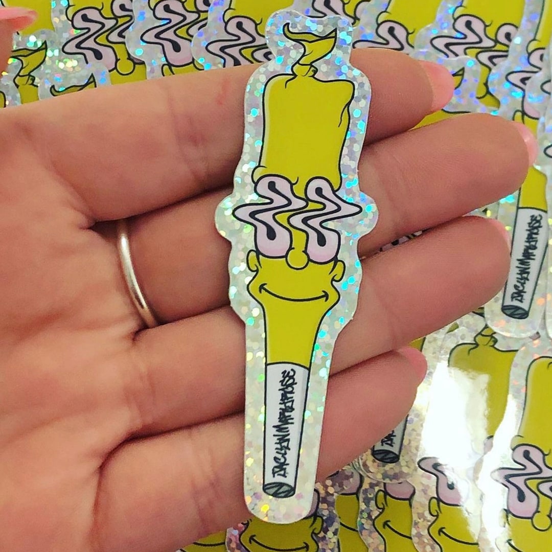 Trippy Bart Blaze Vinyl Sticker - Etsy