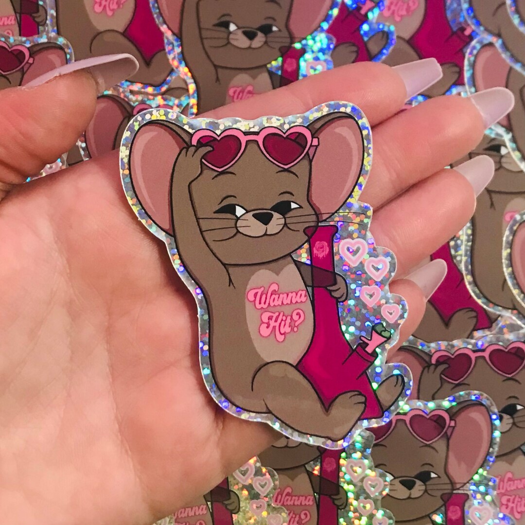 Jerry, Wanna Hit? Vinyl Sticker - Etsy