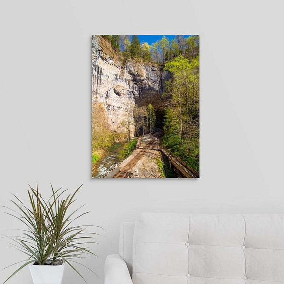 Natural Tunnel State Park Virginia Train Tunnel Prints Wall Art Canvas ...