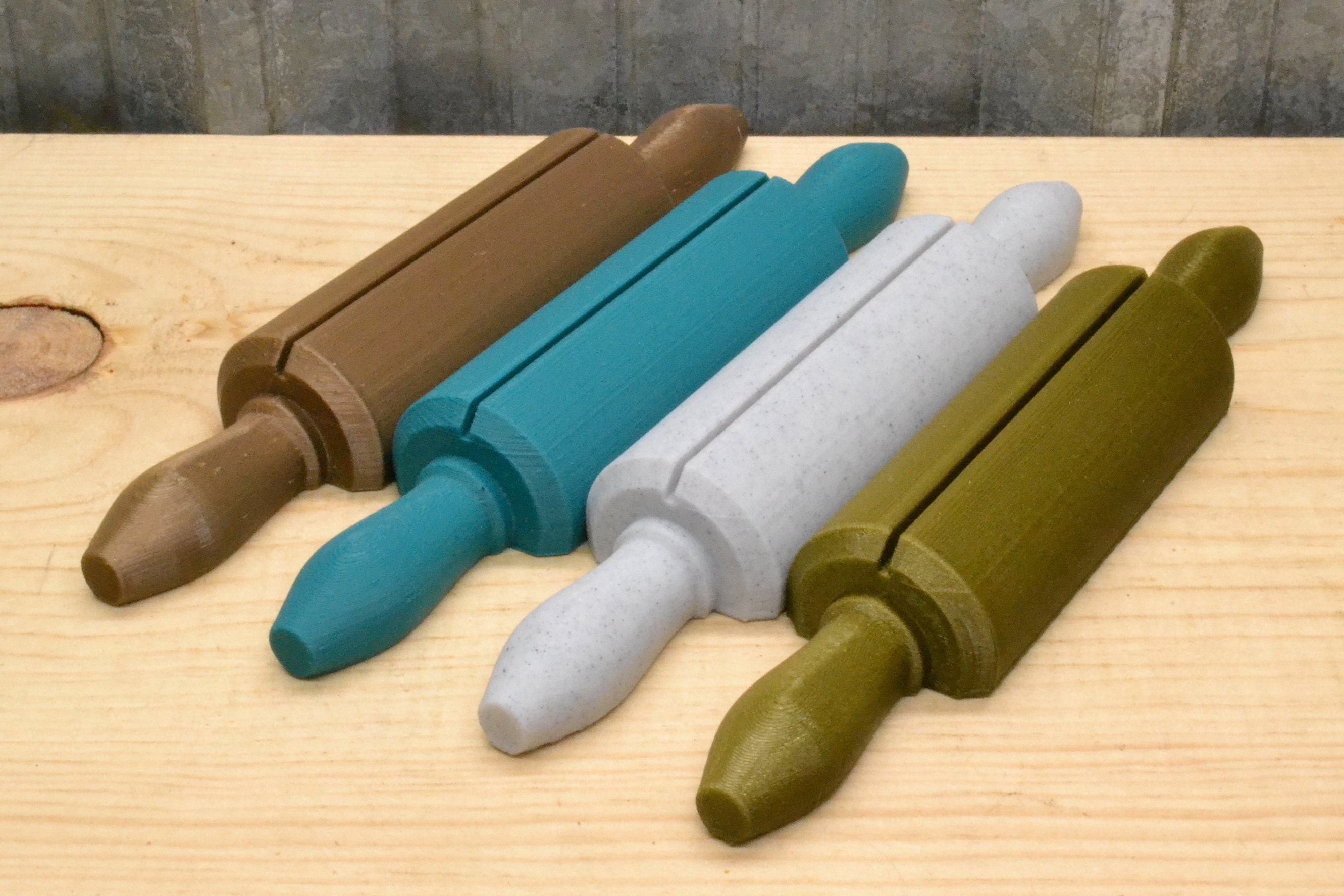 Darling 3D Printed Rolling Pin Recipe Card Holder for 3x5 Inch | Etsy