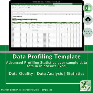 Simple Data Profiling Spreadsheet, Analysis, Data Quality, Stats ...
