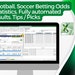 Football Soccer Betting Odds Statistics. Fully Automated - Etsy
