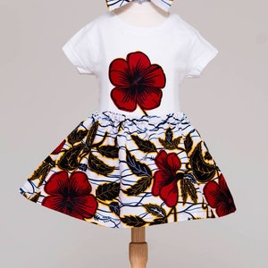 Red Baby Clothes/ Baby First Photoshoot Dress/ankara Baby Outfit/ Baby ...