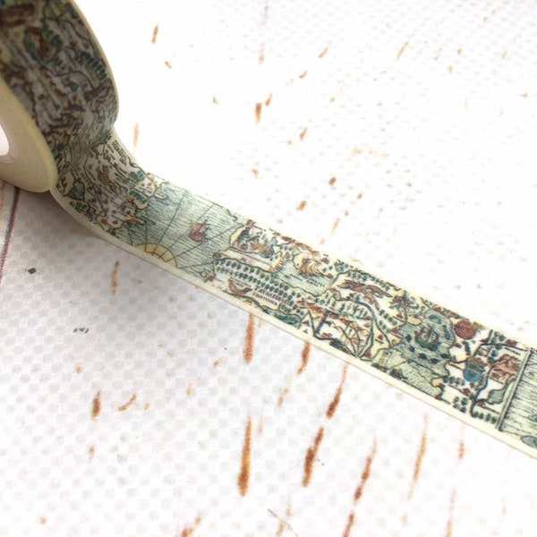 Map Washi Tape - Etsy