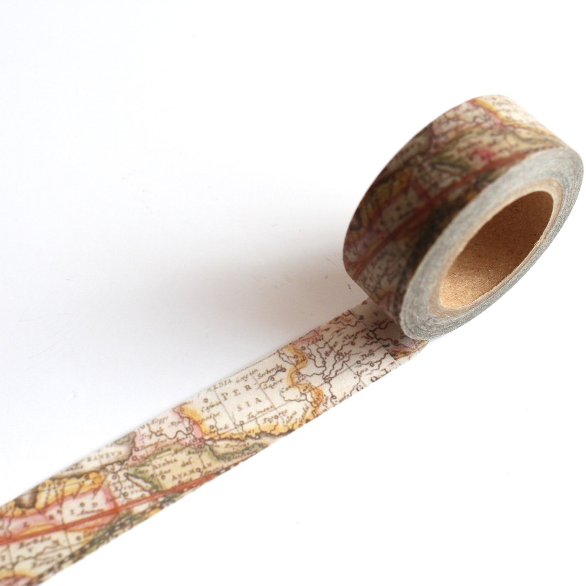 Map Washi Tape/ Vintage Map Planner/ Travel Bullet Journal - Etsy