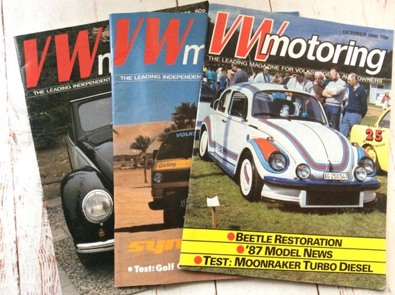 VW Motoring Magazine/ Vintage Volkswagen Car Campervan | Etsy