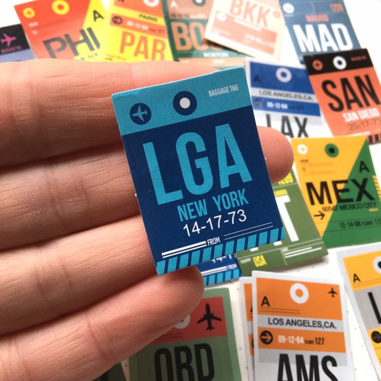 Air Travel Stamp Stickers Set of 46/ Travelers Notebook - Etsy