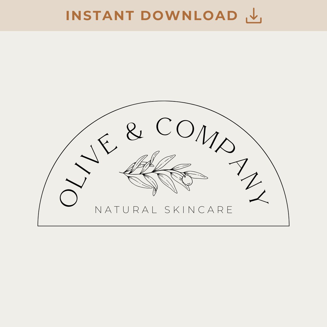 3 Premade Logos | Business Logo | Pre-made Studio Logo | Skincare Logo ...