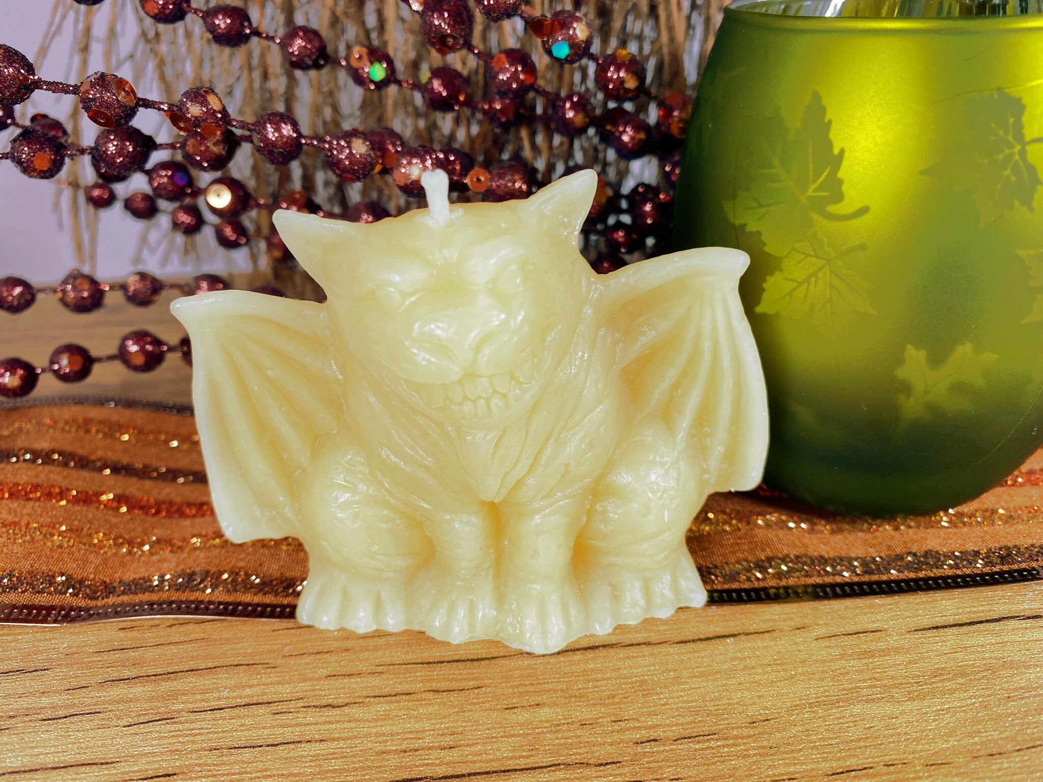Pure Beeswax Gargoyle Candle Gargoyle Miniature Gargoyle | Etsy