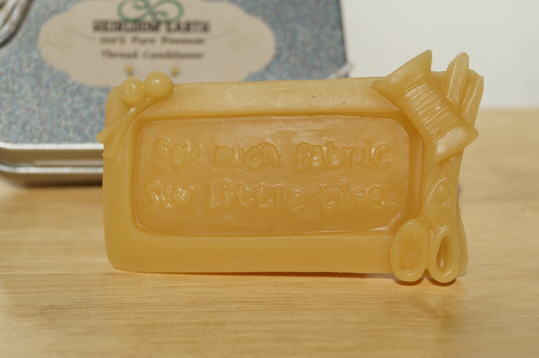 Pure Beeswax Thread Conditioner: Sewing & Embroidery Wax - Etsy