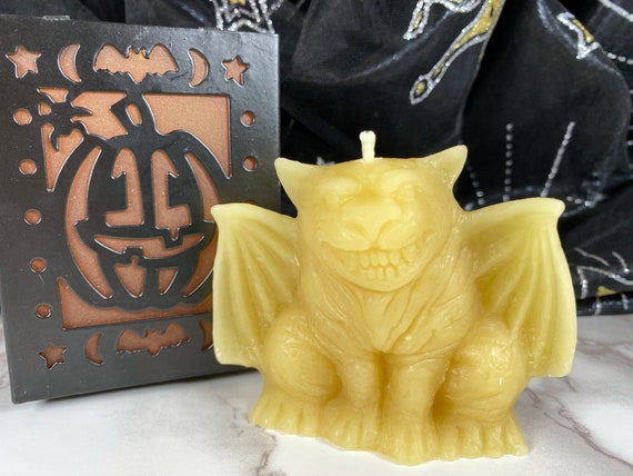 Pure Beeswax Gargoyle Candle Gargoyle Miniature Gargoyle - Etsy