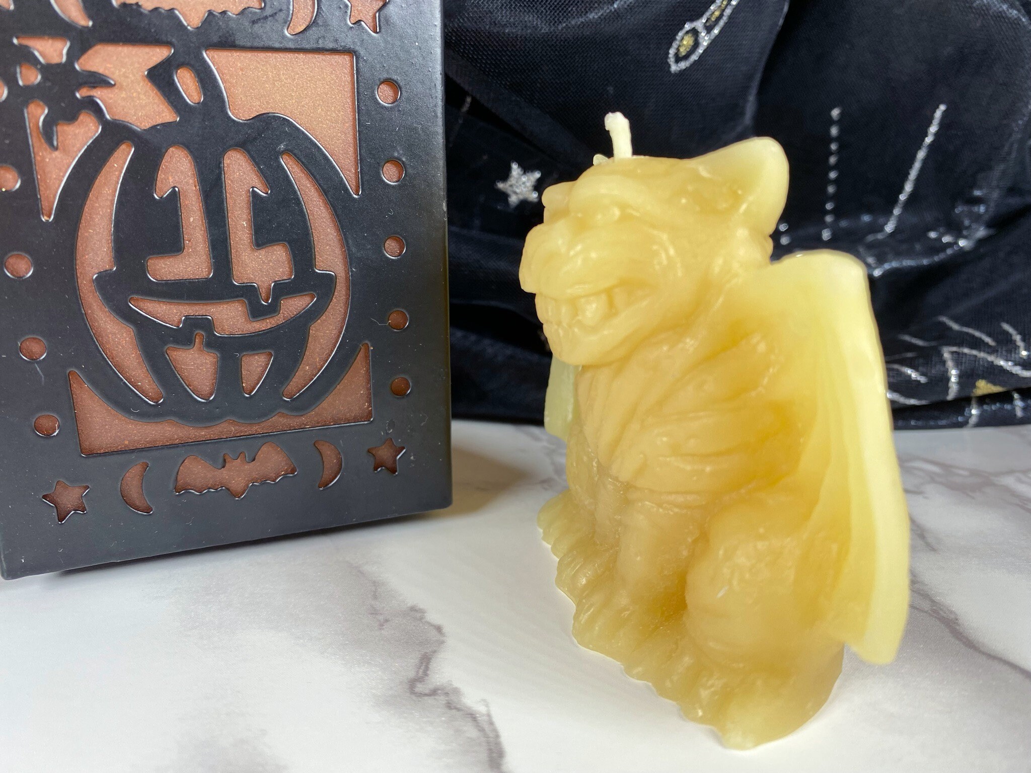 Pure Beeswax Gargoyle Candle Gargoyle Miniature Gargoyle | Etsy
