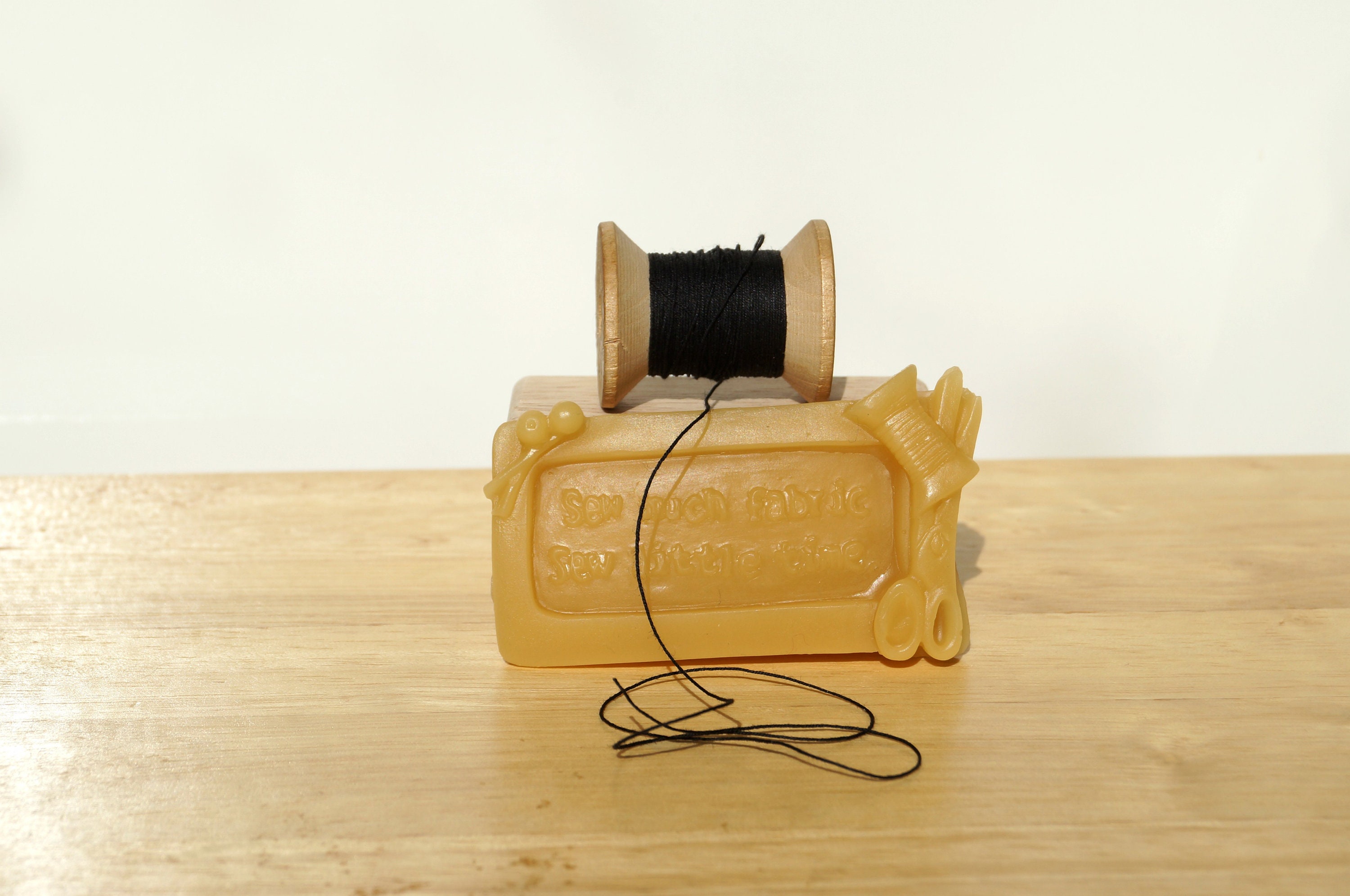 Pure Beeswax Thread Conditioner: Sewing & Embroidery Wax - Etsy