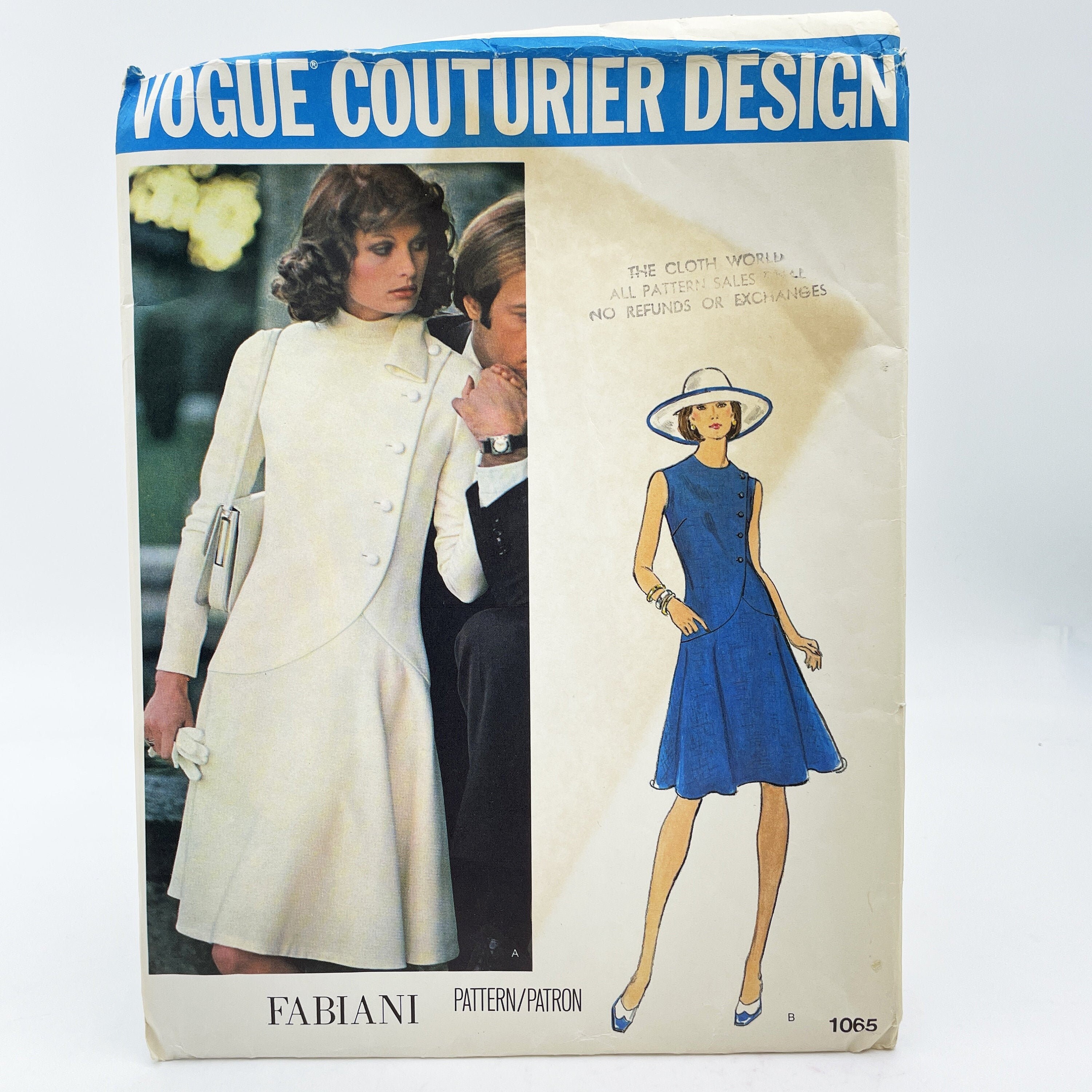 Sewing & Needlecraft Kits & How To Vogue 1065 Dress with Flared Skirt ...