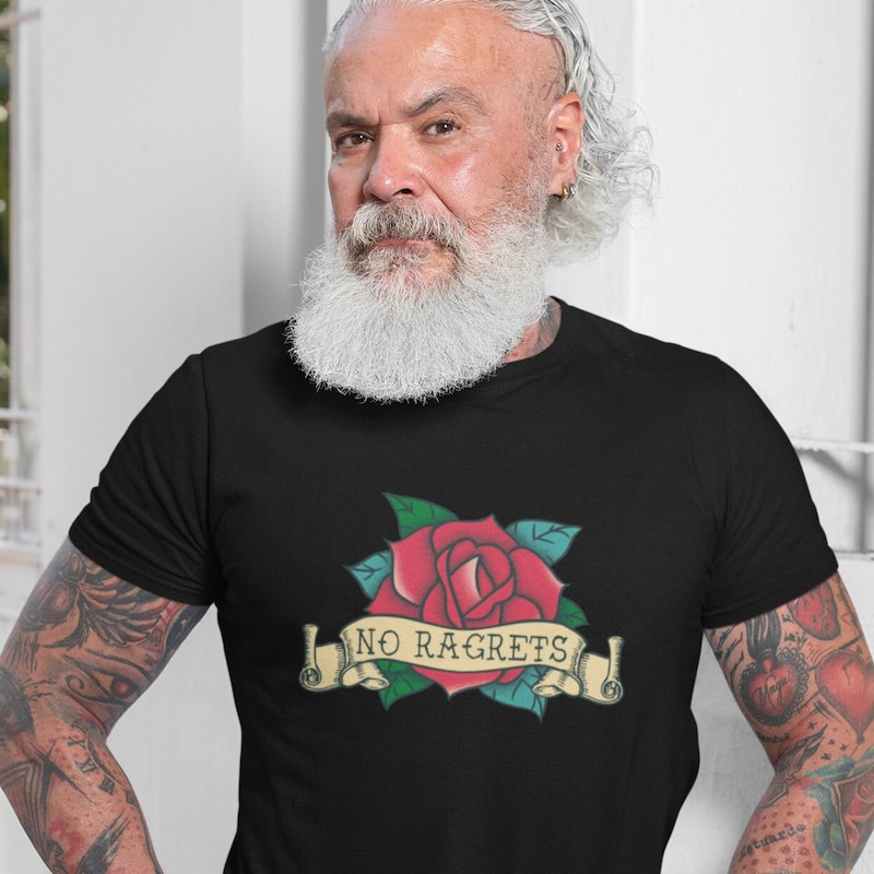 No Ragrets Tattoo - Etsy