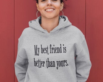 Best Friend Hoodie - Etsy