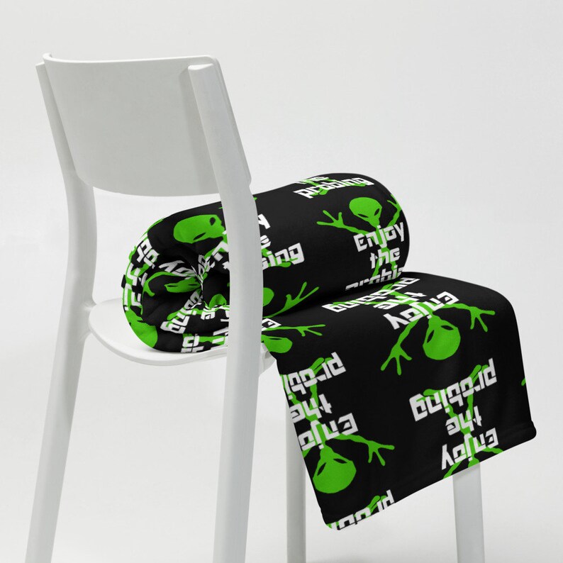Funny Alien Probing Fleece Throw Blanket. Sci Fi Humor Anal - Etsy