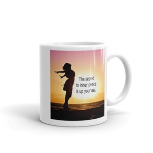 Inspirational Inner Peace Coffee Mug. Sarcastic Funny - Etsy