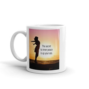 Inspirational Inner Peace Coffee Mug. Sarcastic Funny - Etsy