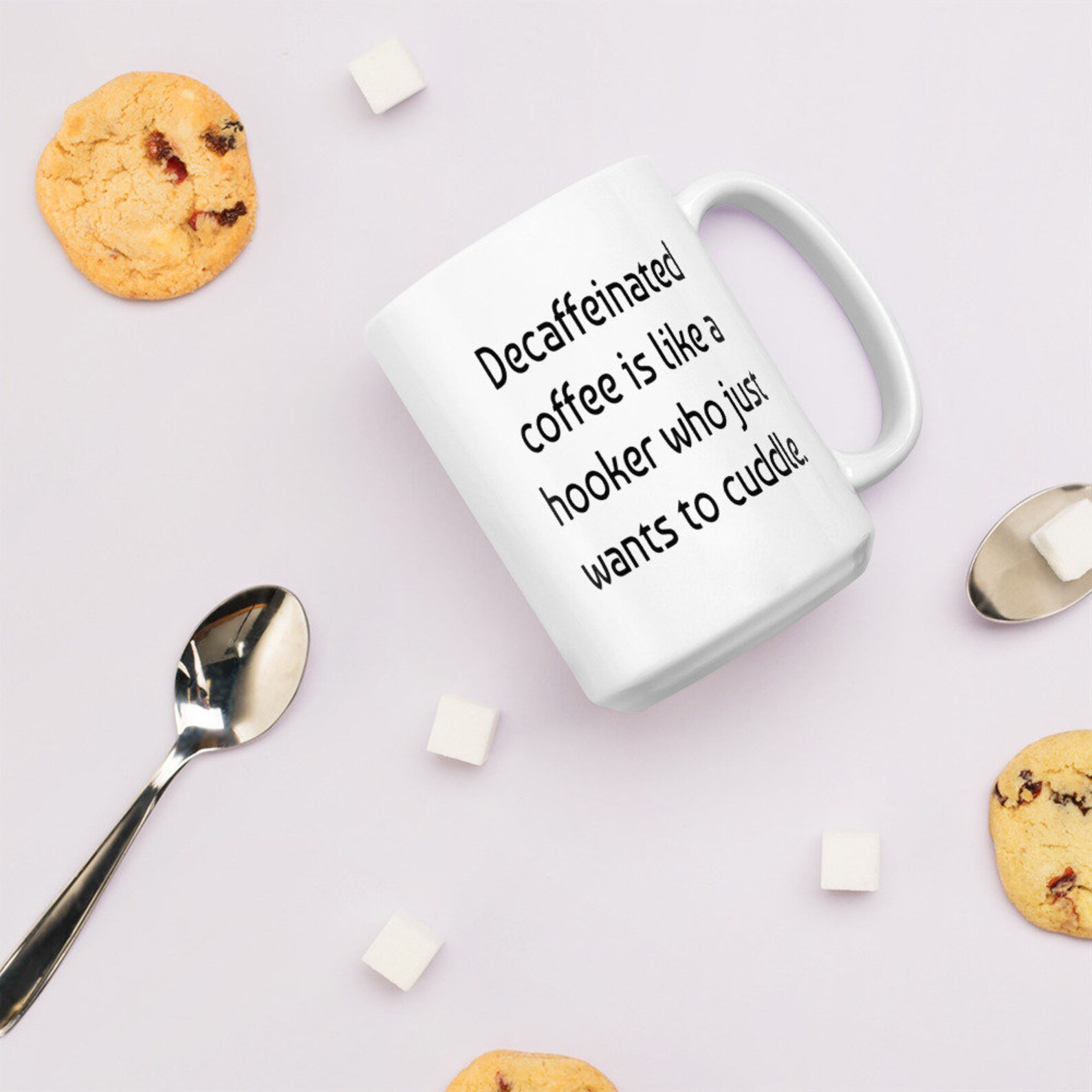 Decaf Joke Mug. Decaffeinated Coffee is Like a Hooker - Etsy
