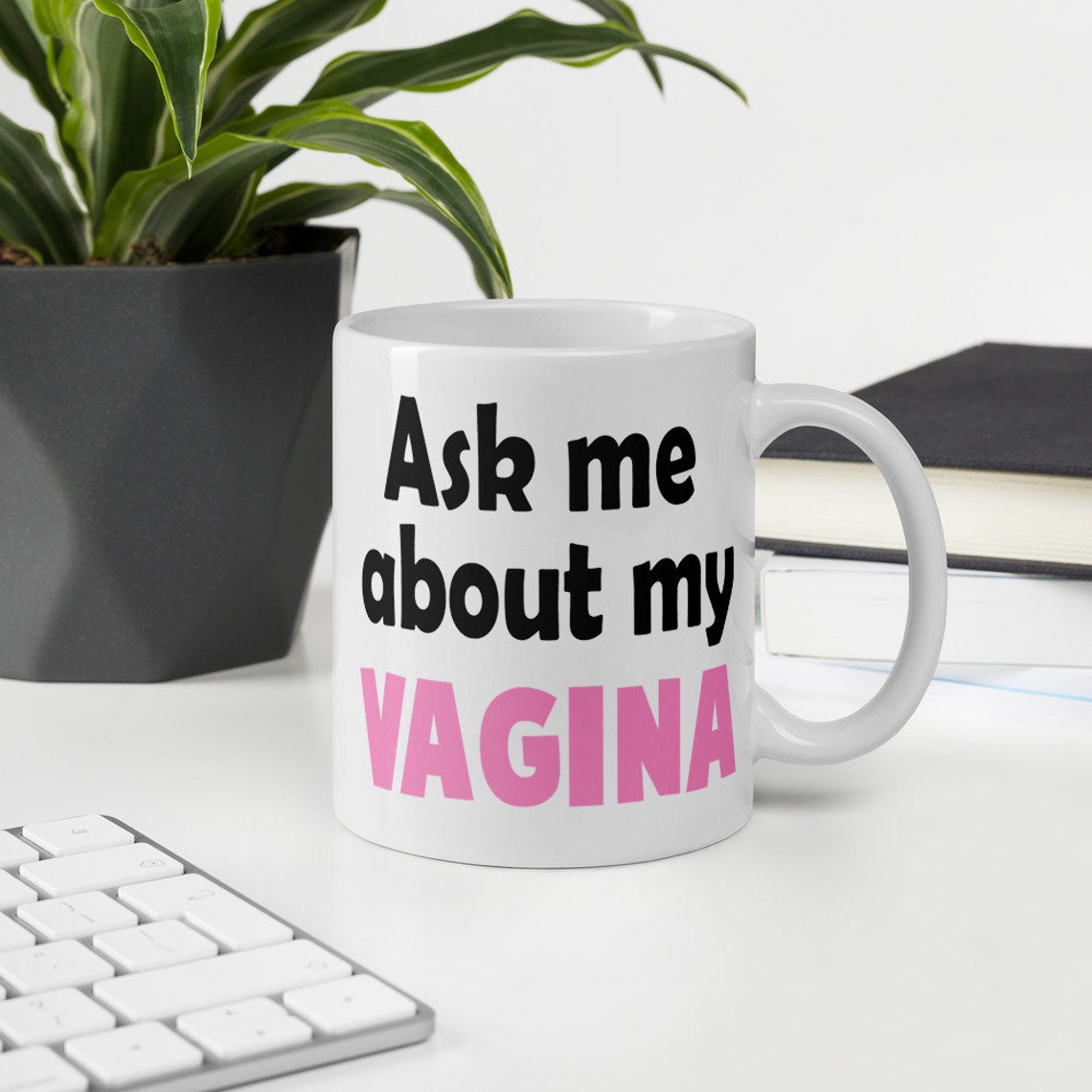 Vagina Coffee Mug Girl Power Feminist Lgbt Vagina Mug Etsy