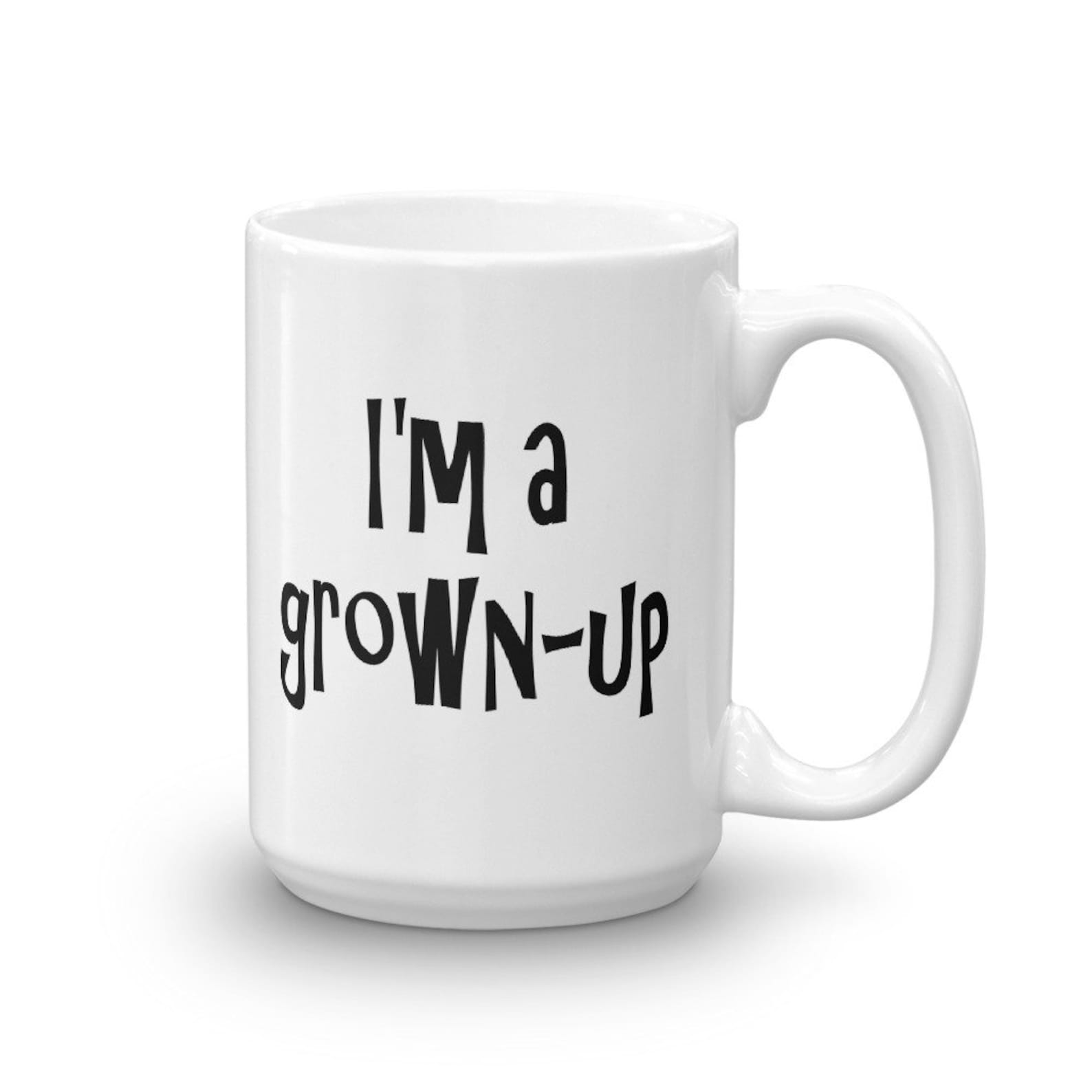 Funny Grown up Coffee Mug. Adulting is Hard. Coming of Age - Etsy