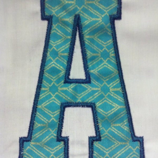 Alphabet Applique - Etsy