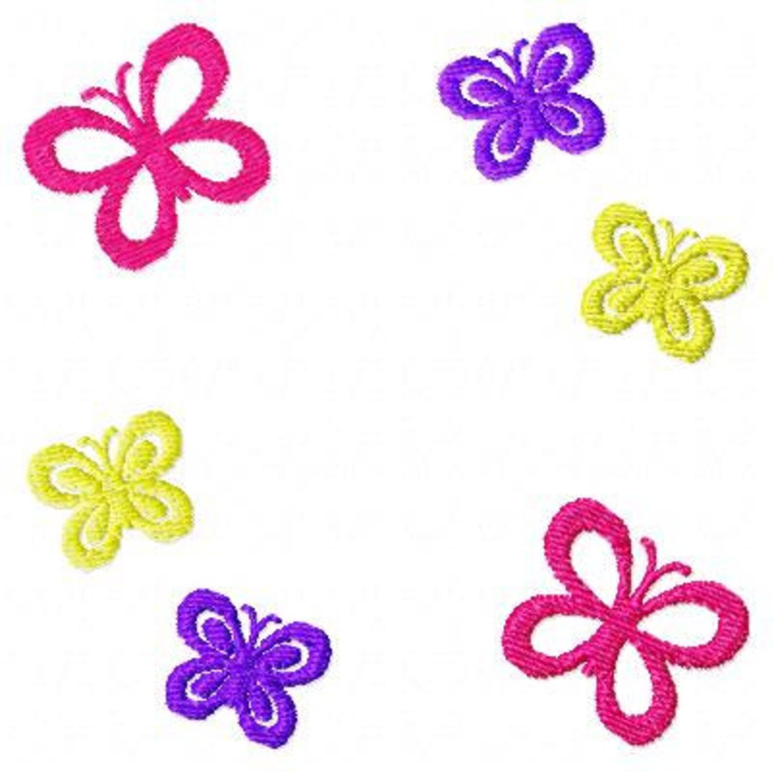 Butterfly Machine Embroidery Monogram Font Alphabet Design Set INSTANT ...
