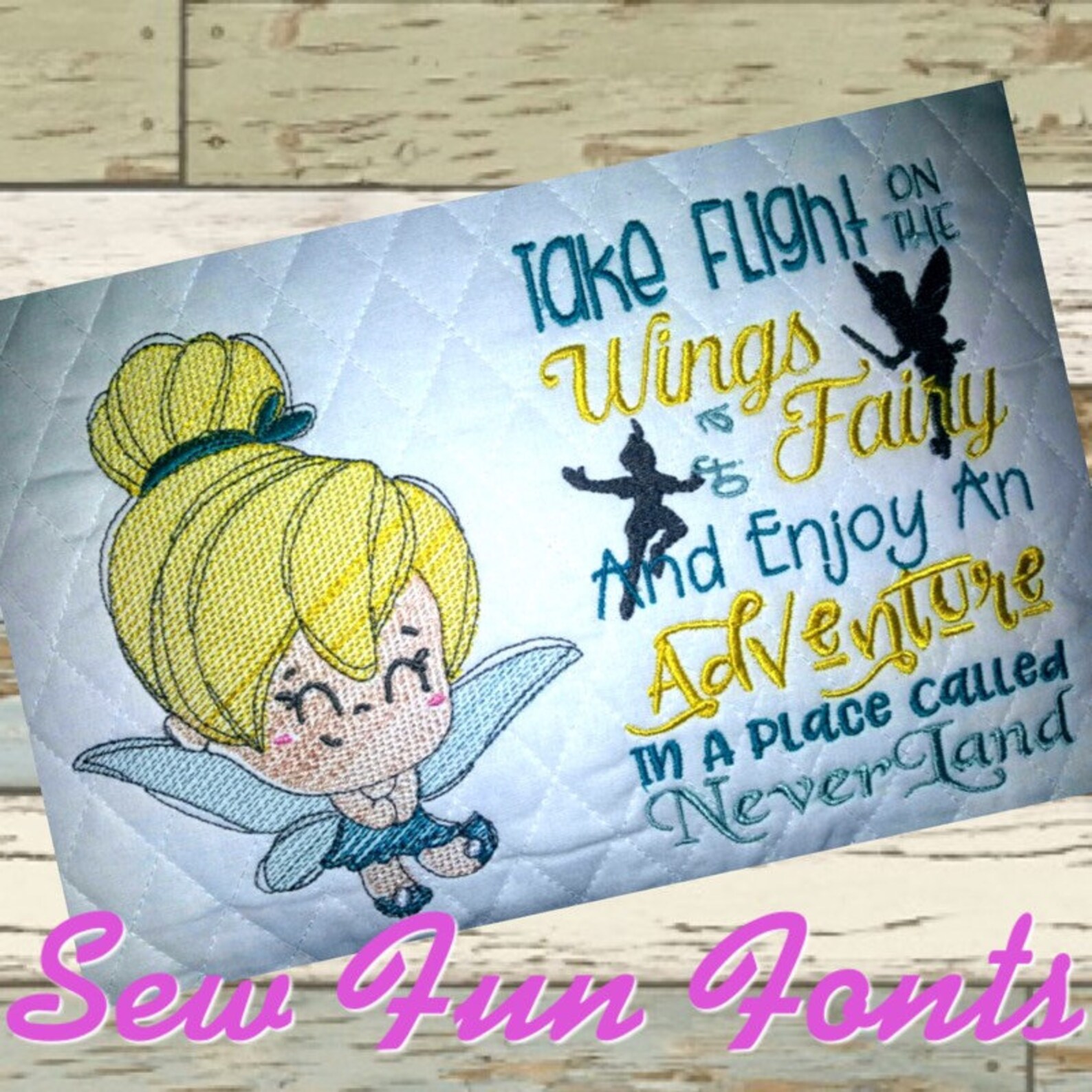 Take Flight on the Wings Tink Fairy Reading Pillow Saying - Etsy